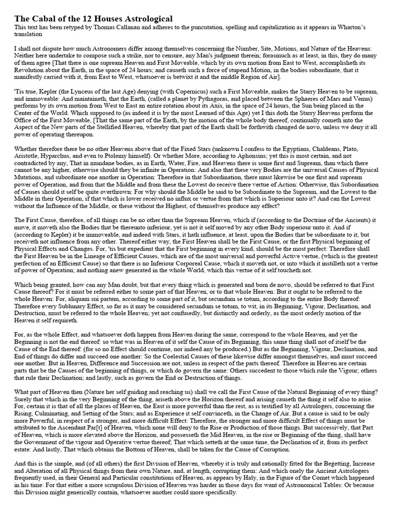 Angles and Houses | PDF