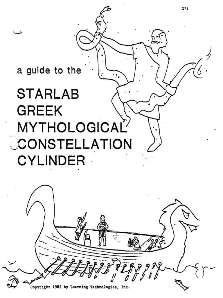 Book - 1982 - A Guide To The Starlab - Greek Mythological Constellation ...