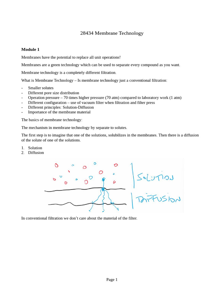 Membrane Technology | PDF