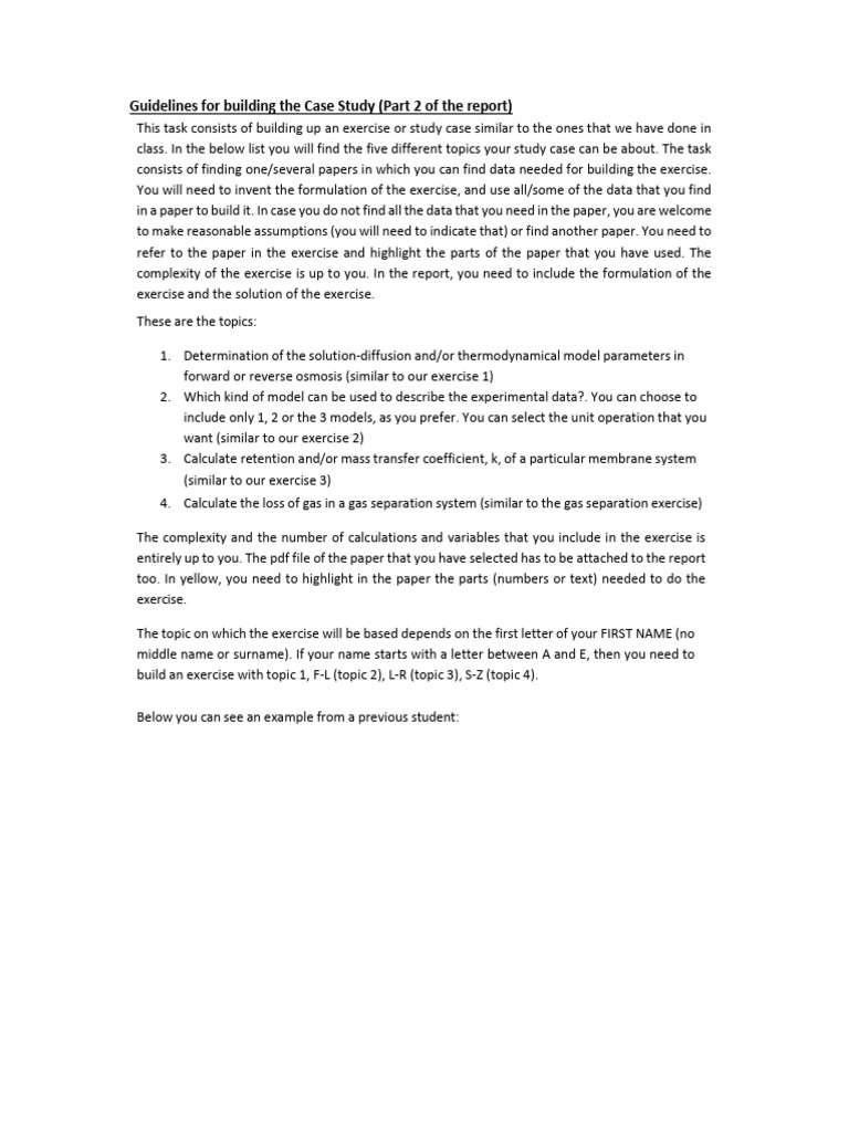 Case Study Guidelines 2024 | PDF