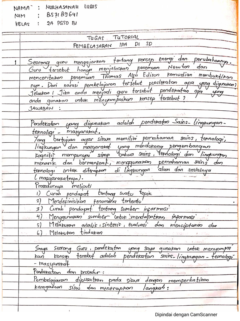 Ajaran Tt1 Ipa 2a | PDF