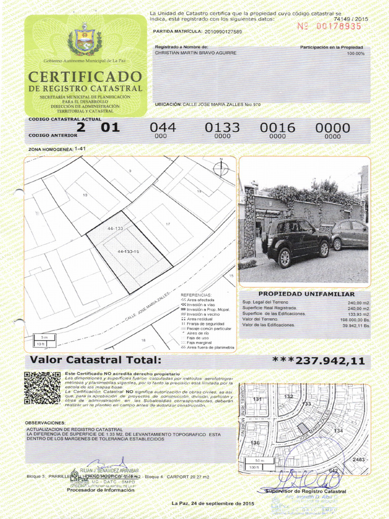 Catastro San Miguel | PDF