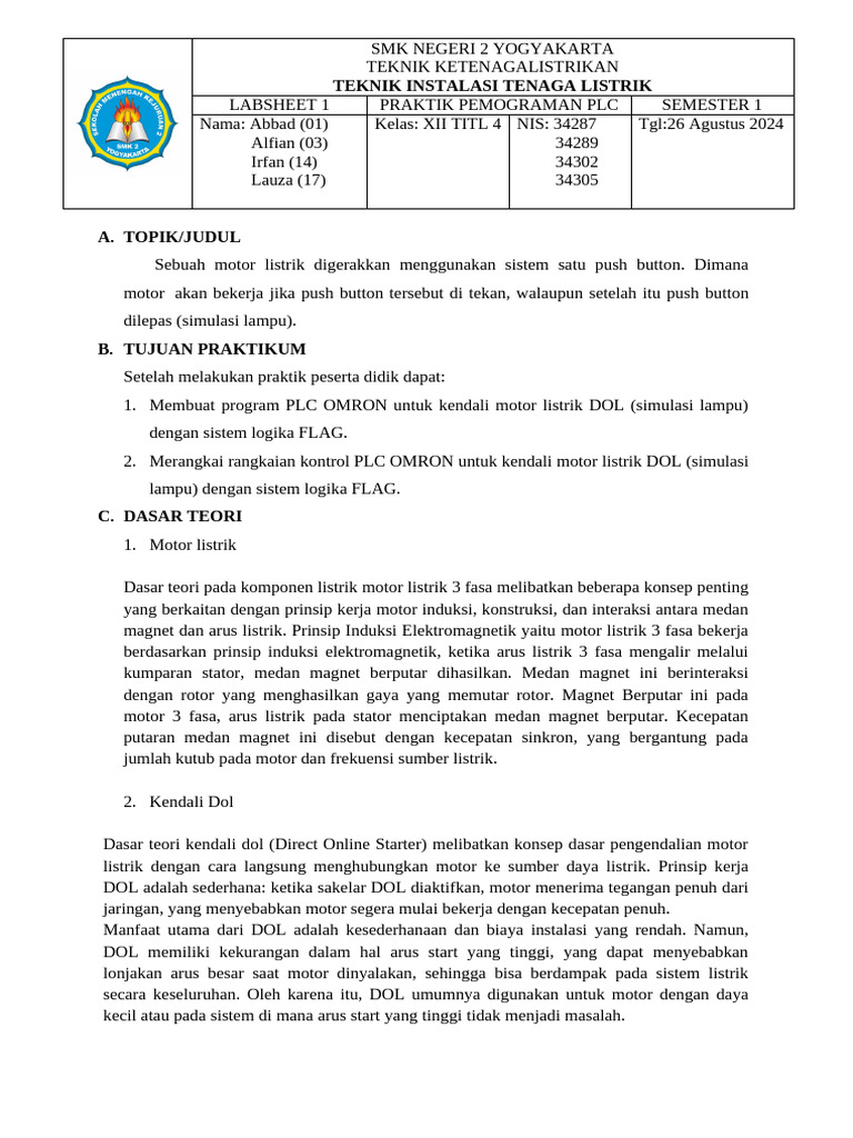 Jobsheet 1-1 | PDF