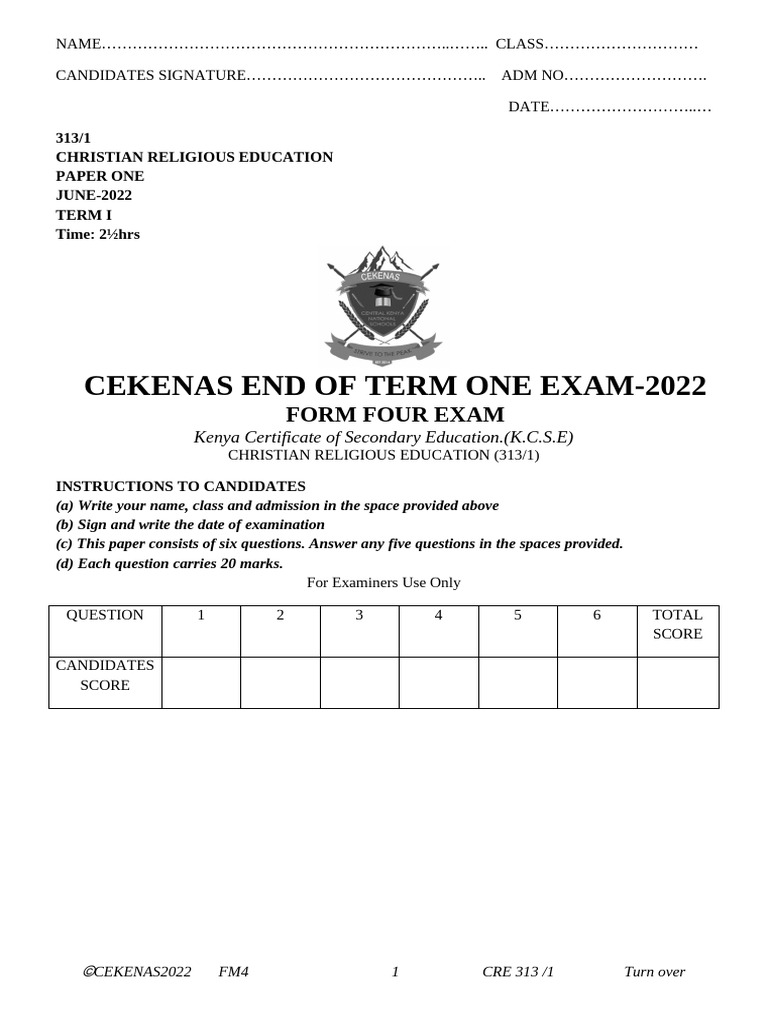 CRE pp1 | PDF