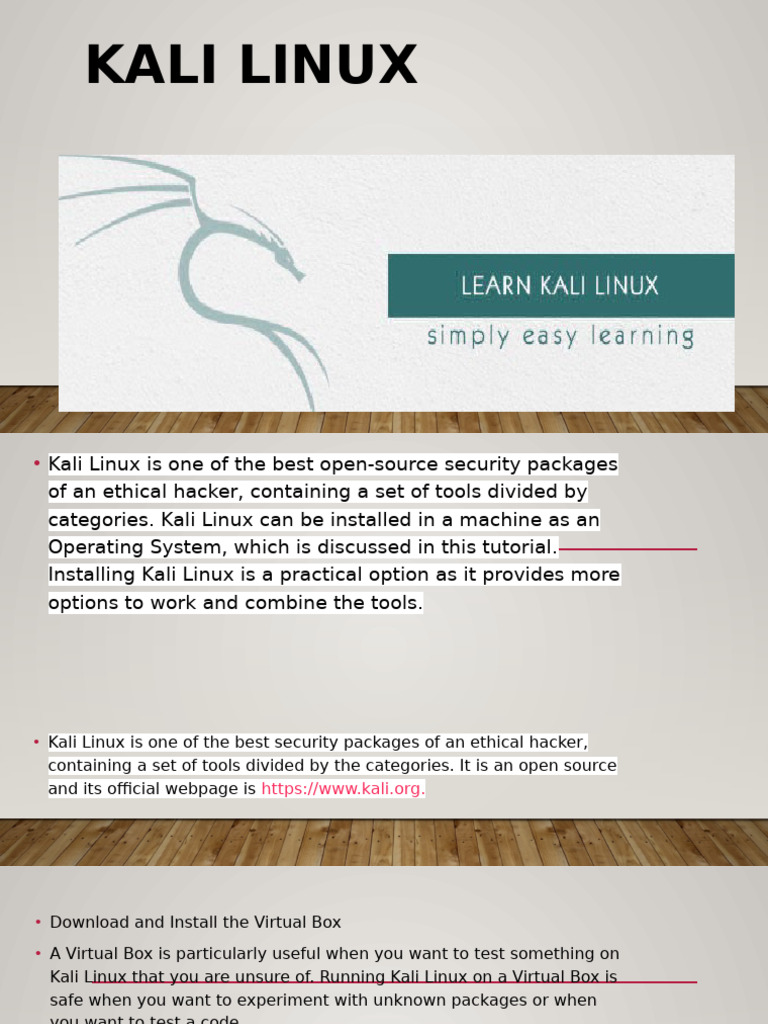 Kali Linux | PDF