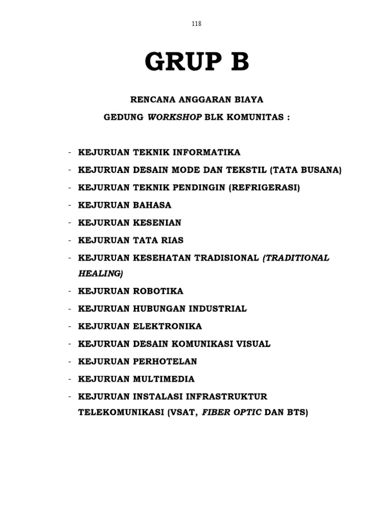 Proposal BLK 05 | PDF