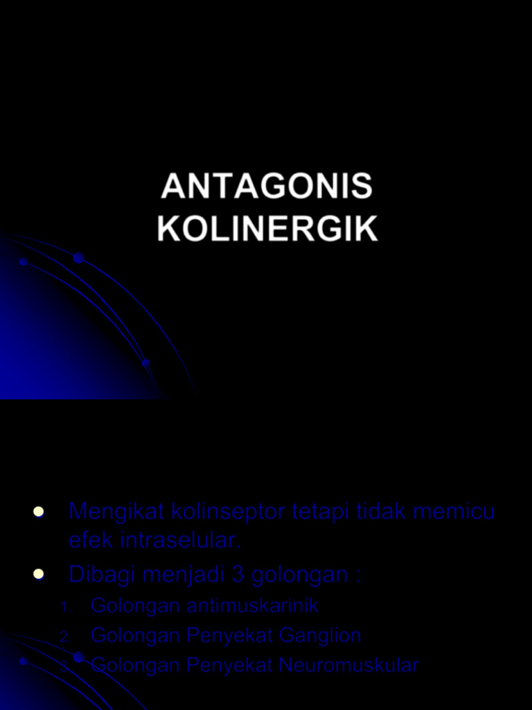 Antagonis Kolinergik | PDF