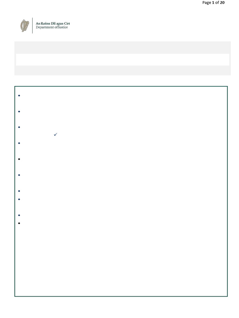 Irish Citizen Child Application Form | PDF