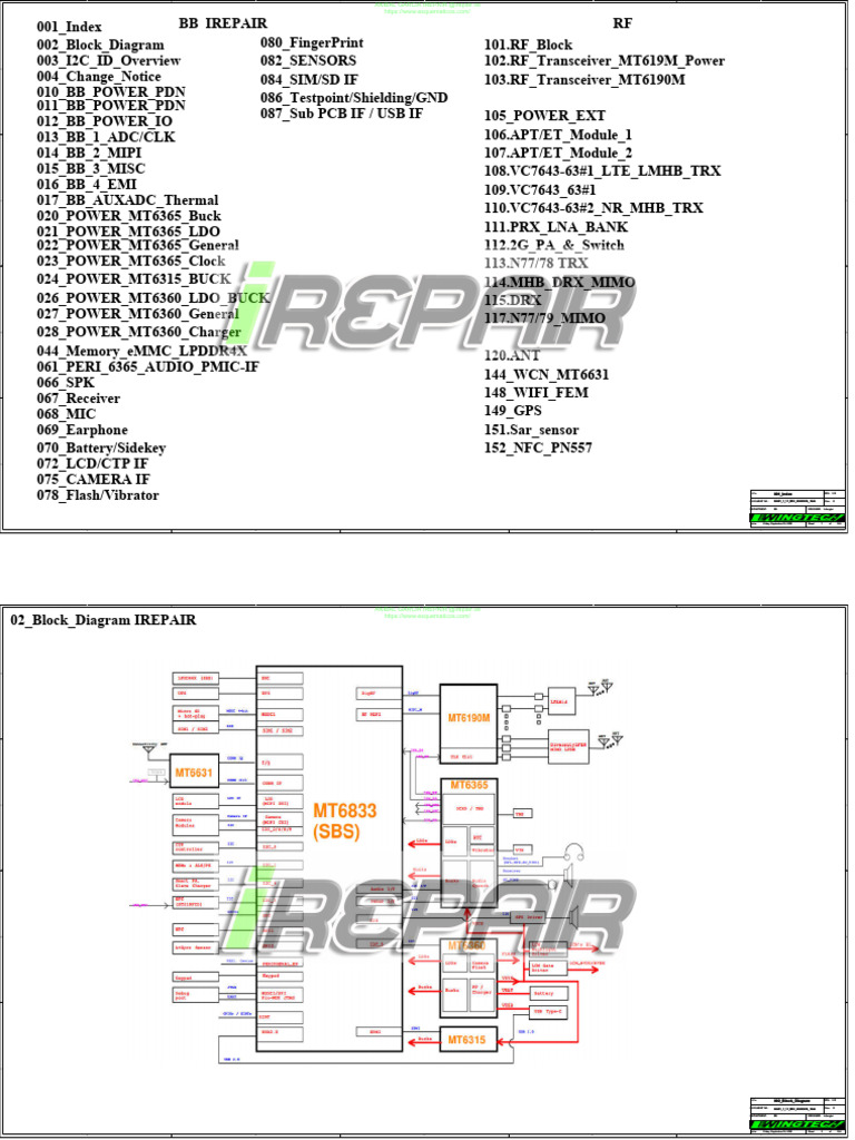 Sm-A146p - MTK - Esquematico Completo | PDF
