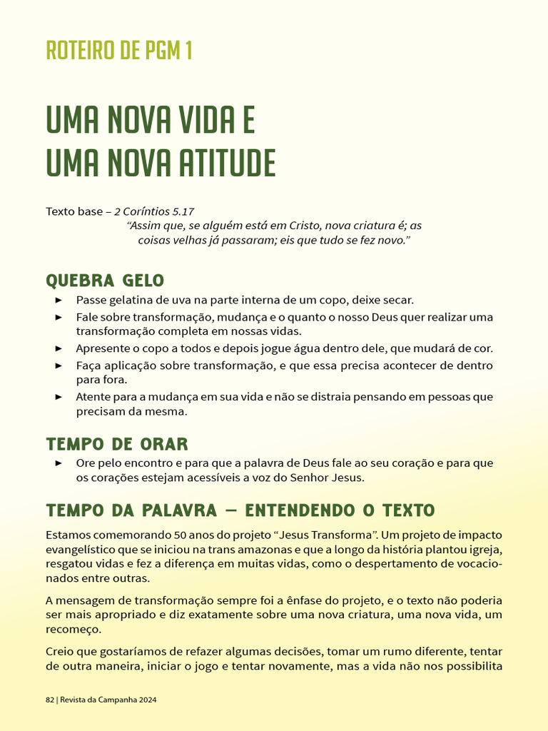 Roteiros de PGM | PDF