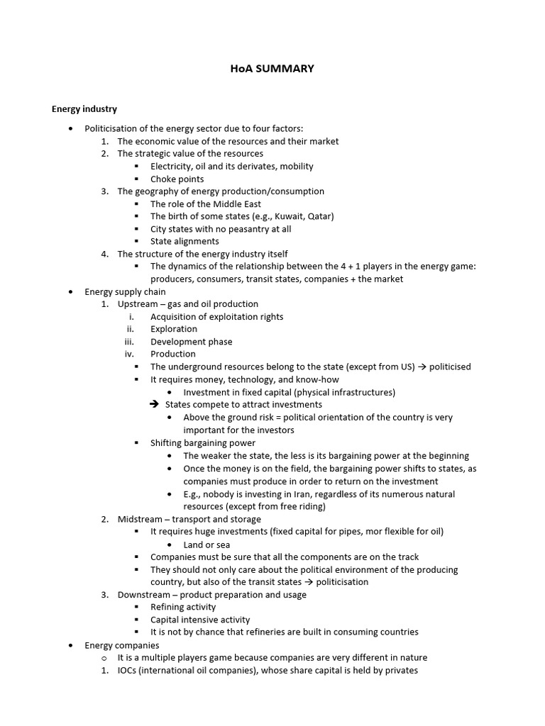 HoA SUMMARY preview | PDF