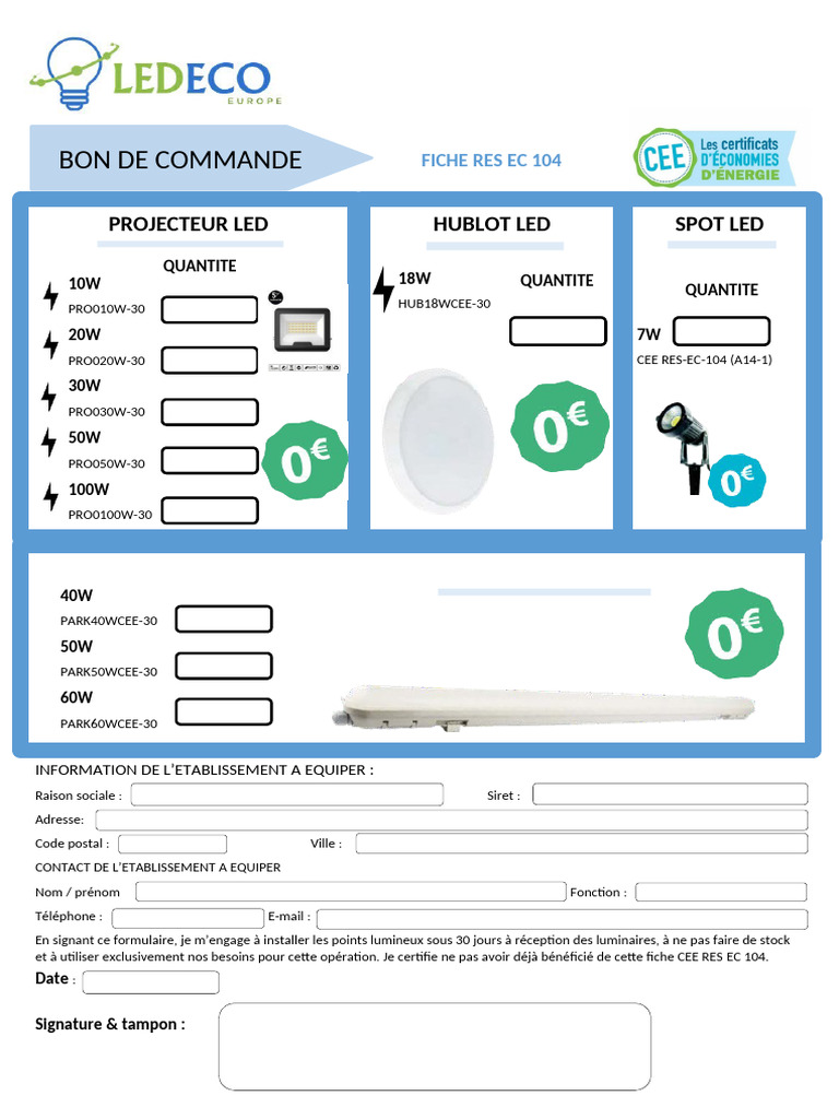 Bon de Commande | PDF