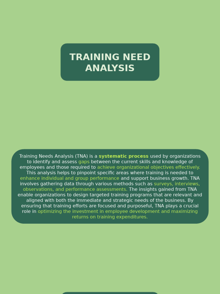 1 Designing Tna Tools 0 PM | PDF