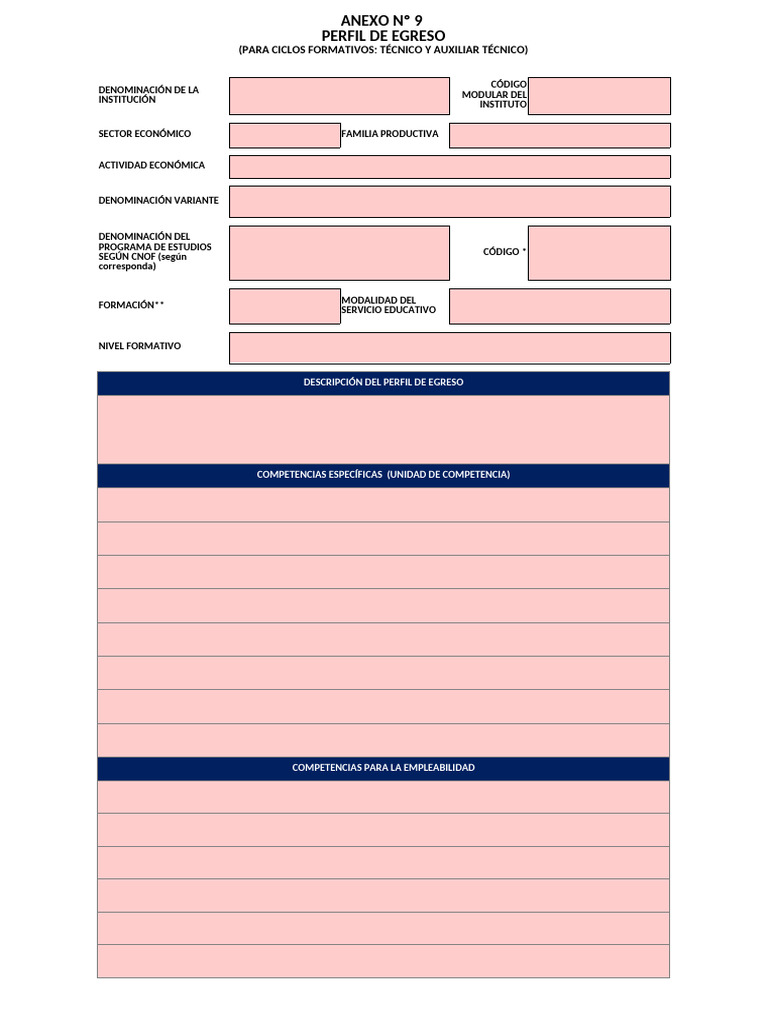 Formato Pe Lag Cetpro VF | PDF