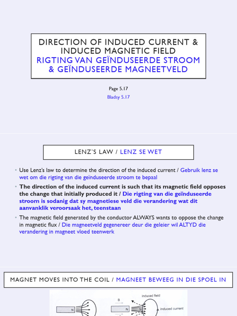 Lenz's Law | PDF