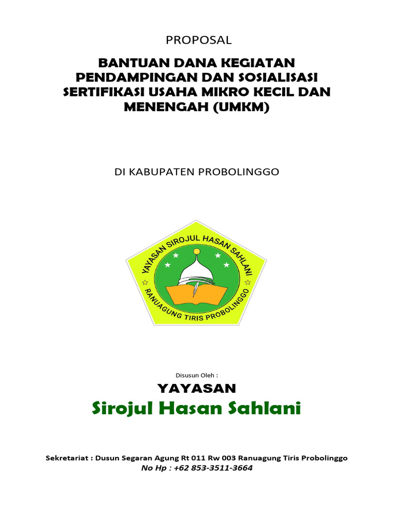 2 Proposal (Sirojul Hasan Sahlani) | PDF