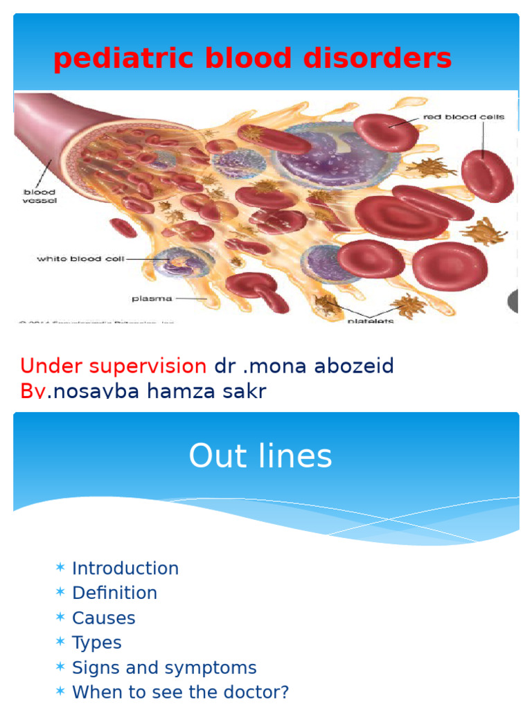 Blood Disorder 1 | PDF