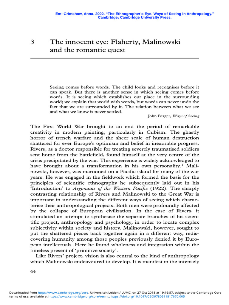 Grimshaw Anna - The Innocent Eye | PDF