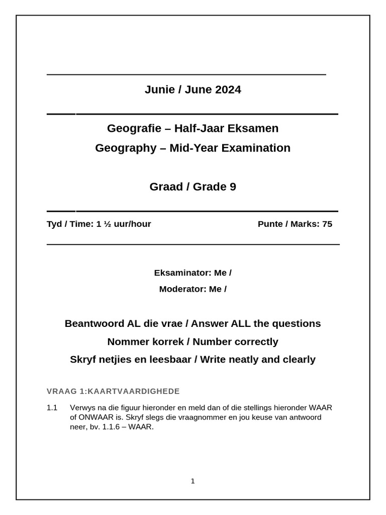 GR 9 Geo Afr | PDF