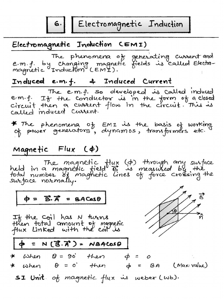 Electromagnetic Induction | PDF