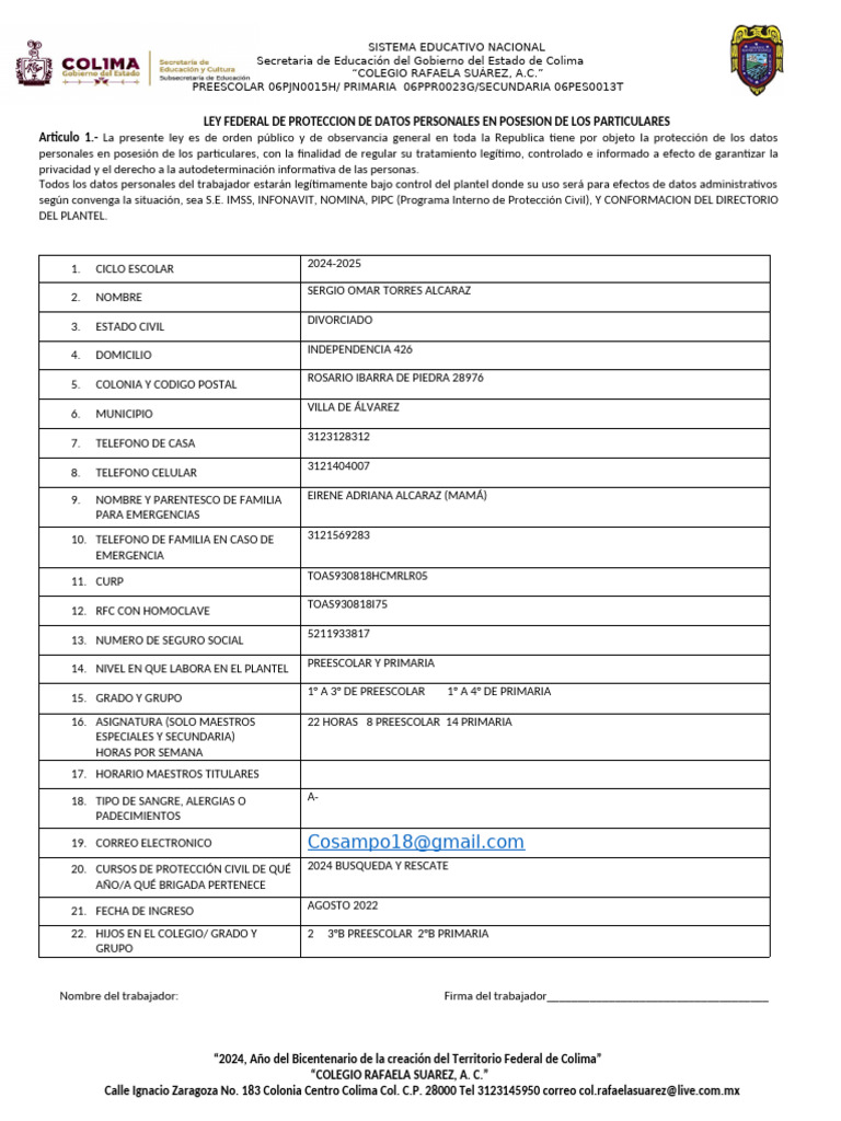 Formato de Pii 2024-2025 | PDF