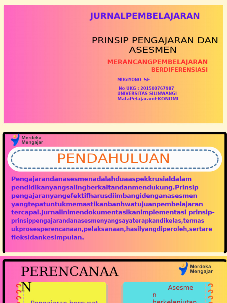 Jurnalpembelajaranmodul1 MUGI | PDF