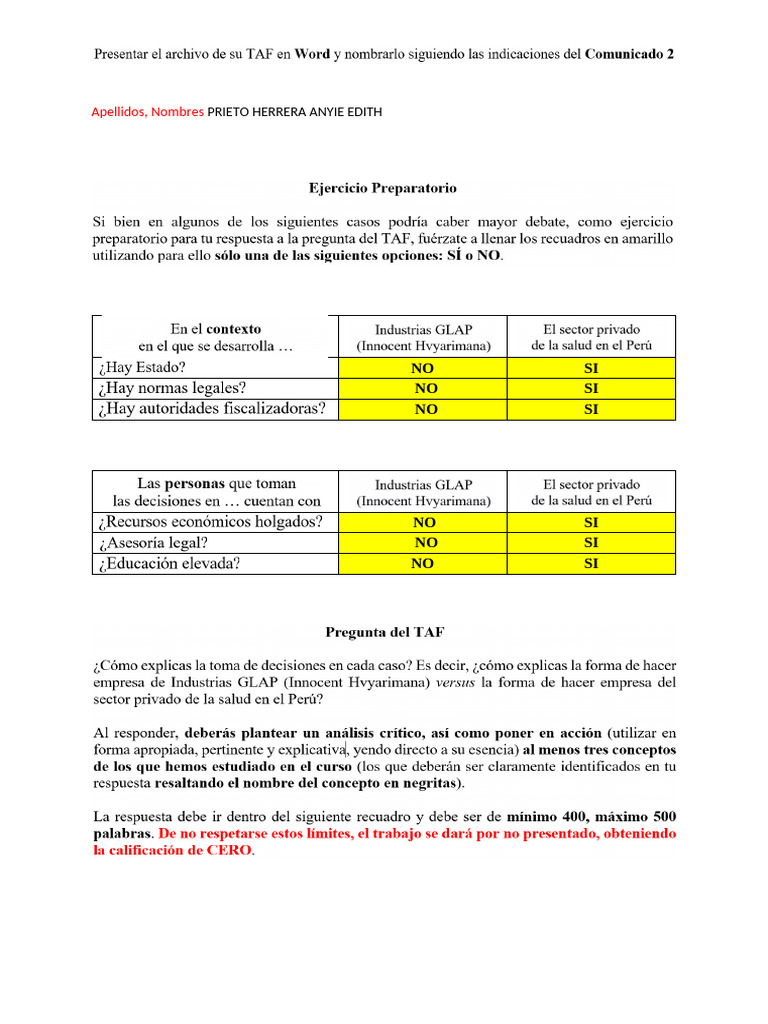 29. TAF FINAL DE DERECHO EMPRESARIAL-1 (2) | PDF