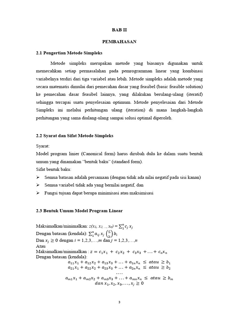 Makalah Kel.1 Program - Linear | PDF