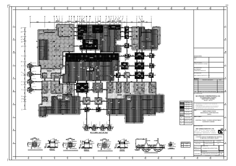 Foundation Layout Plan | PDF