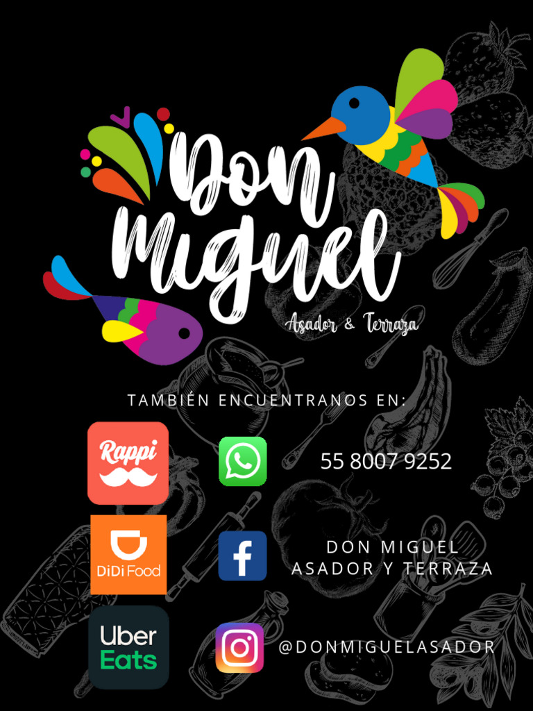 Carta Don Miguel Asador y Terraza | PDF