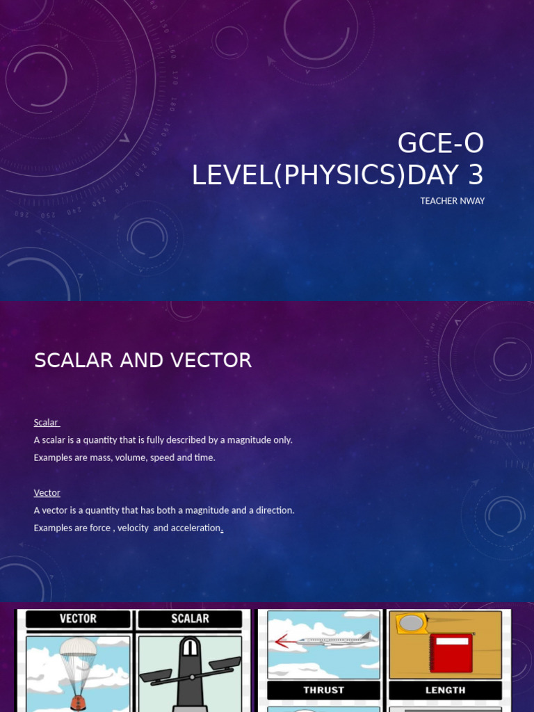 Scalar & Vector D3 | PDF