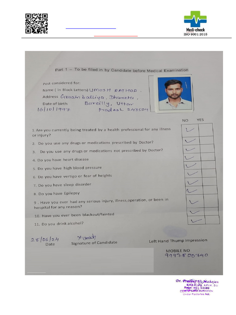 Umesh Rathod Medical | PDF