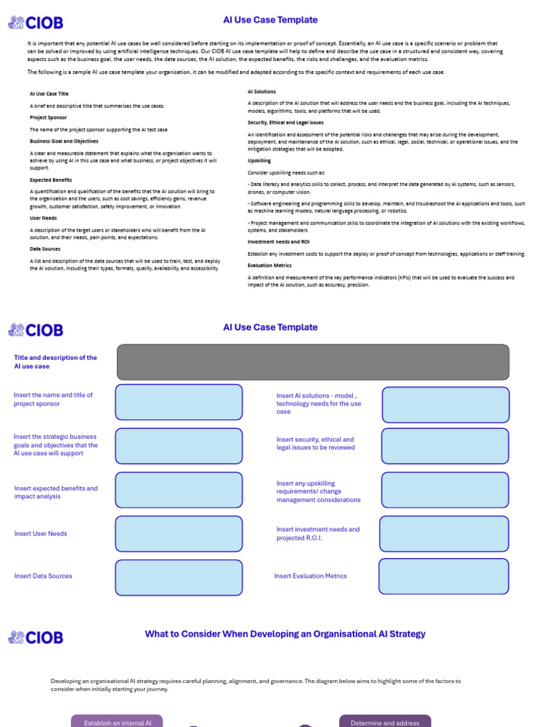 AI Use Case Template | PDF