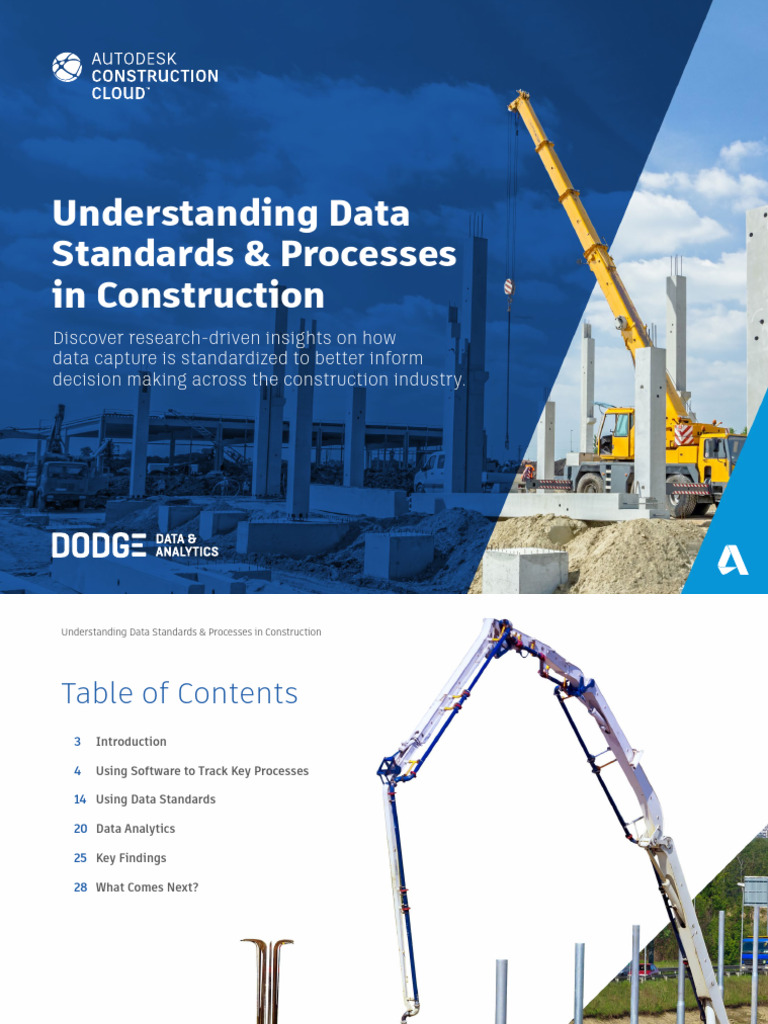 Data Standards and Processes in Construction Report | PDF