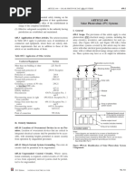 NEC 690: PV System Requirements | PDF | Photovoltaic System | Photovoltaics