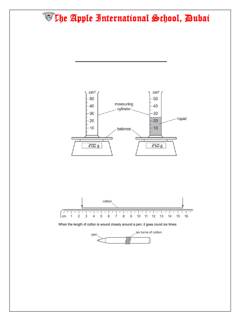 Revision Worksheet Year 10 | PDF
