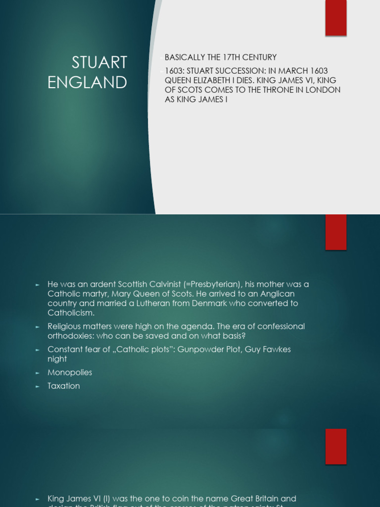 Stuart England | PDF | Oliver Cromwell | James Vi And I