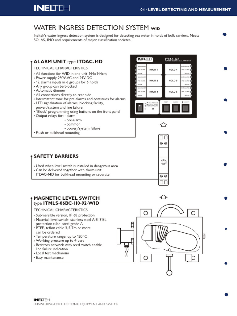 Water Ingress Detection System | PDF