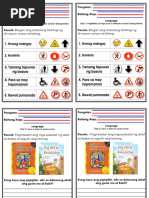 Sanhi at Bunga Worksheet 1 | PDF