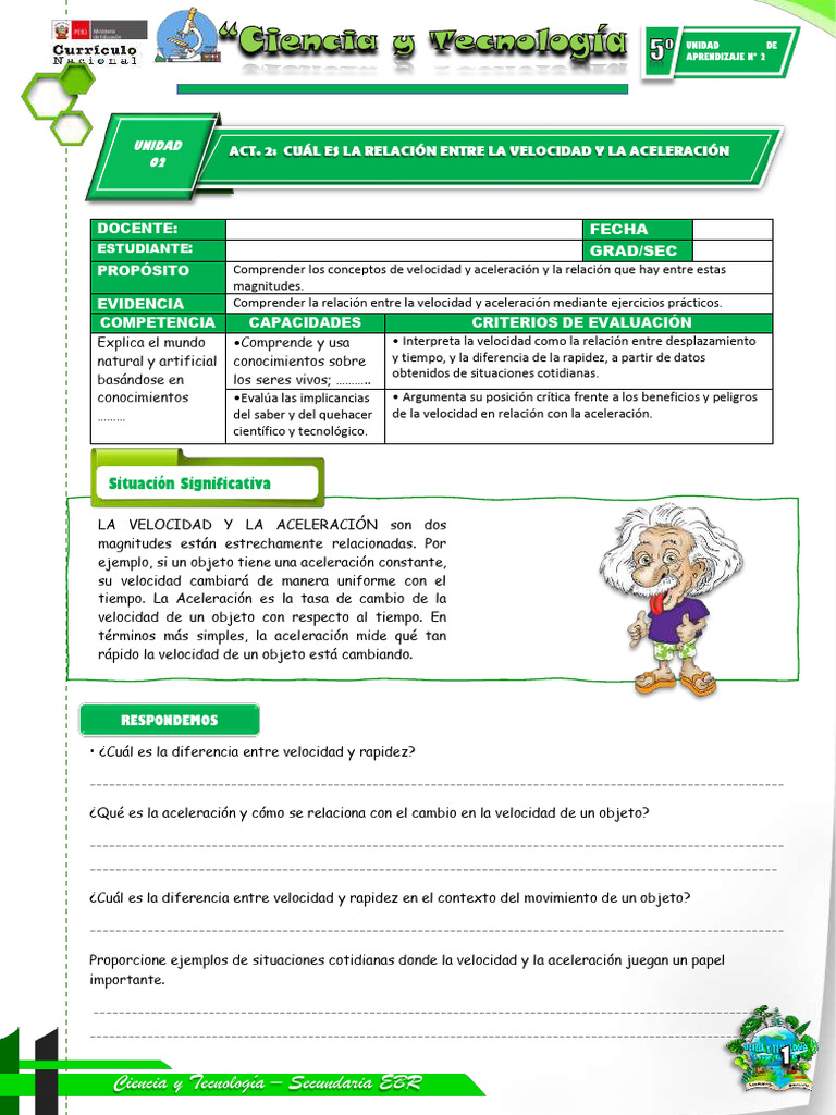 5º Act 2-Cyt-U1 | PDF
