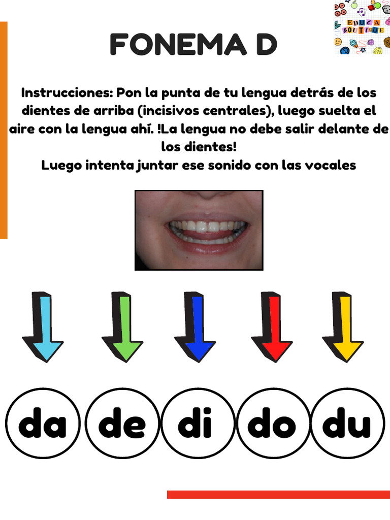 Actividades Divertidas con el Fonema D | PDF