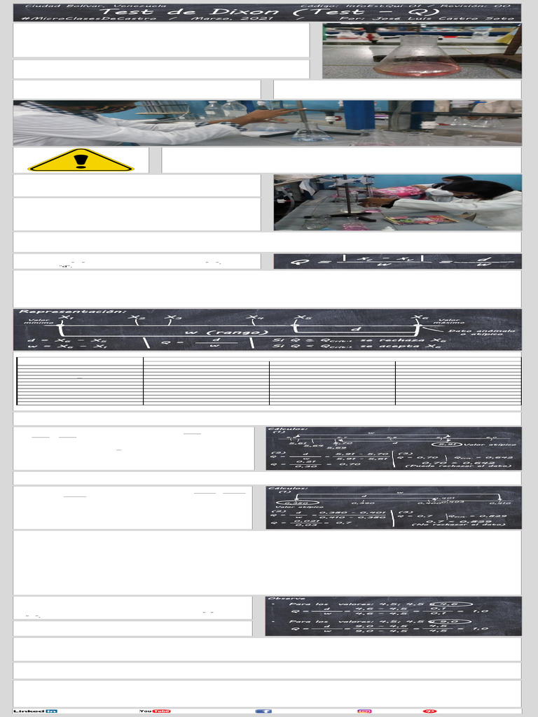 Test de Dixon (Test – Q) | PDF