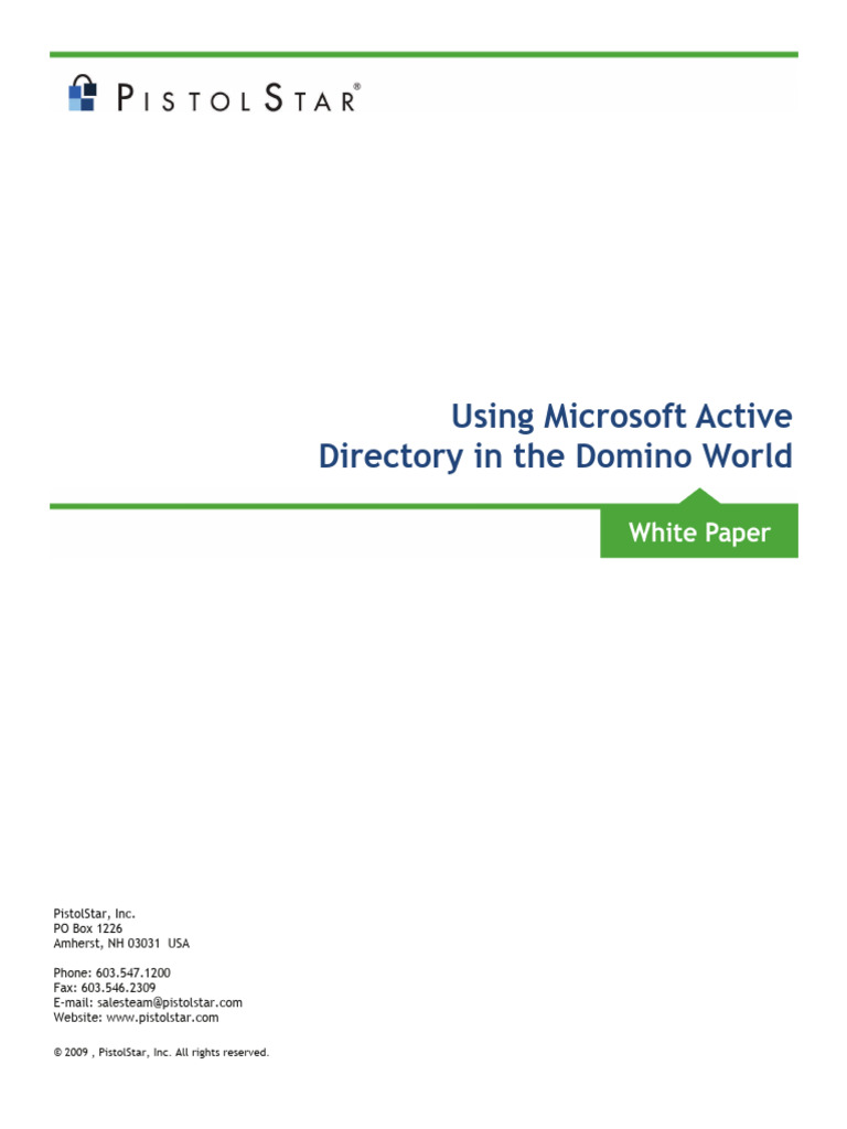 Using Active Directory | PDF
