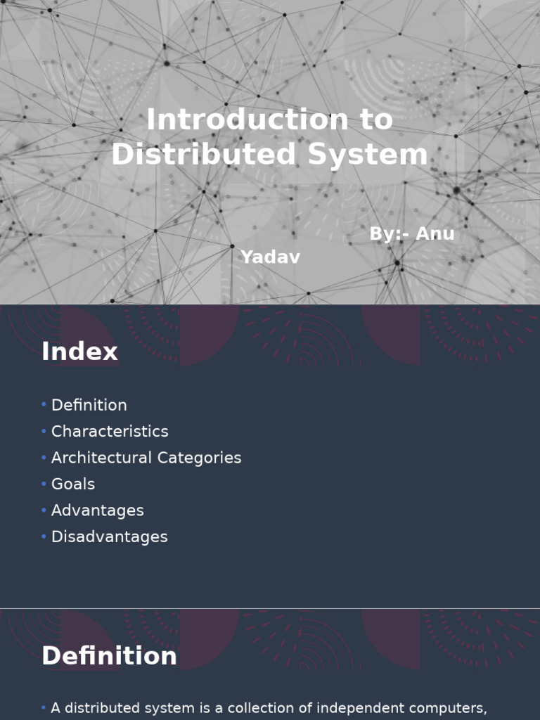 Introduction of Distributed System | PDF