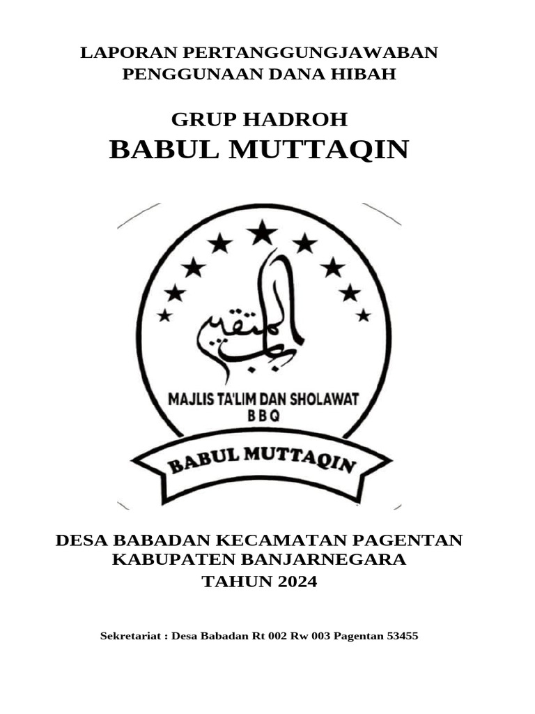 Laporan Babul Mutaqin 2024 | PDF