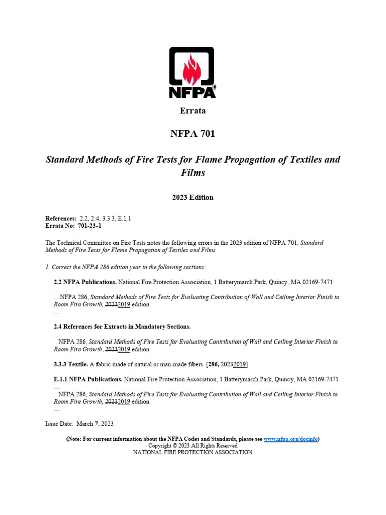 Errata 701 23 1 | PDF