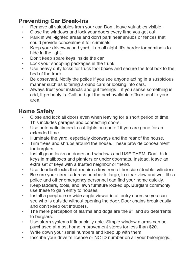 Reduce Crime | PDF
