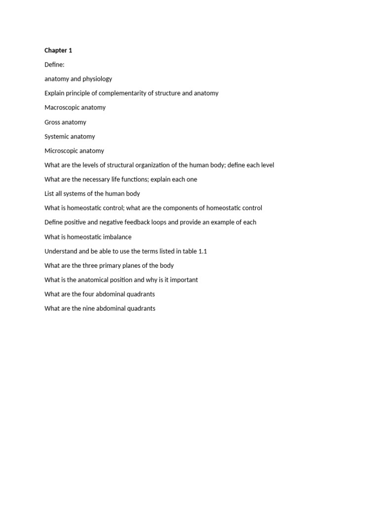 Chapter 1-4 Study Guide | PDF