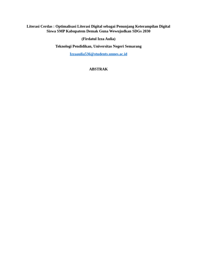 Penguatan Literasi Digital Bagi Siswa Dengan Menggunakan Website Dan Video Berbasis AI Guna ...