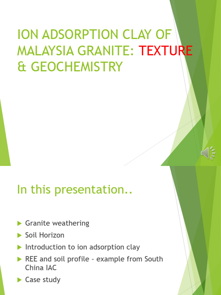 Ion Adsorption Clay of Malaysia Granite: & Geochemistry: Texture | PDF